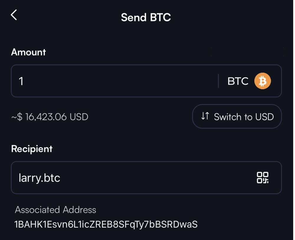Standardizing names for Bitcoin addresses